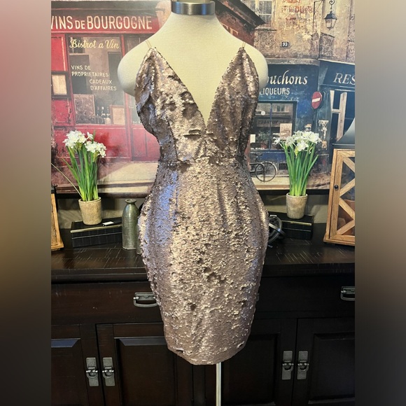 Missguided | Dresses | Gold Party Dress | Poshmark